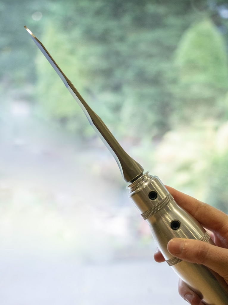 Wood Lathe 3/4" Skew Chisel Turning Tool M2 Cryo HSS, Rounded Edge Bowl ...